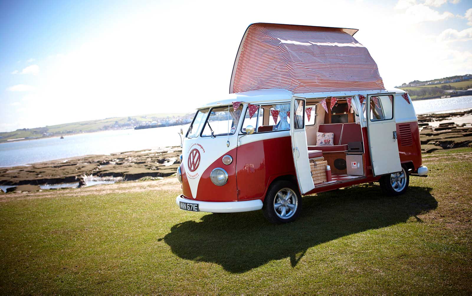 Modern VW California Hire Devon, Cornwall - Hire a VW Campervan